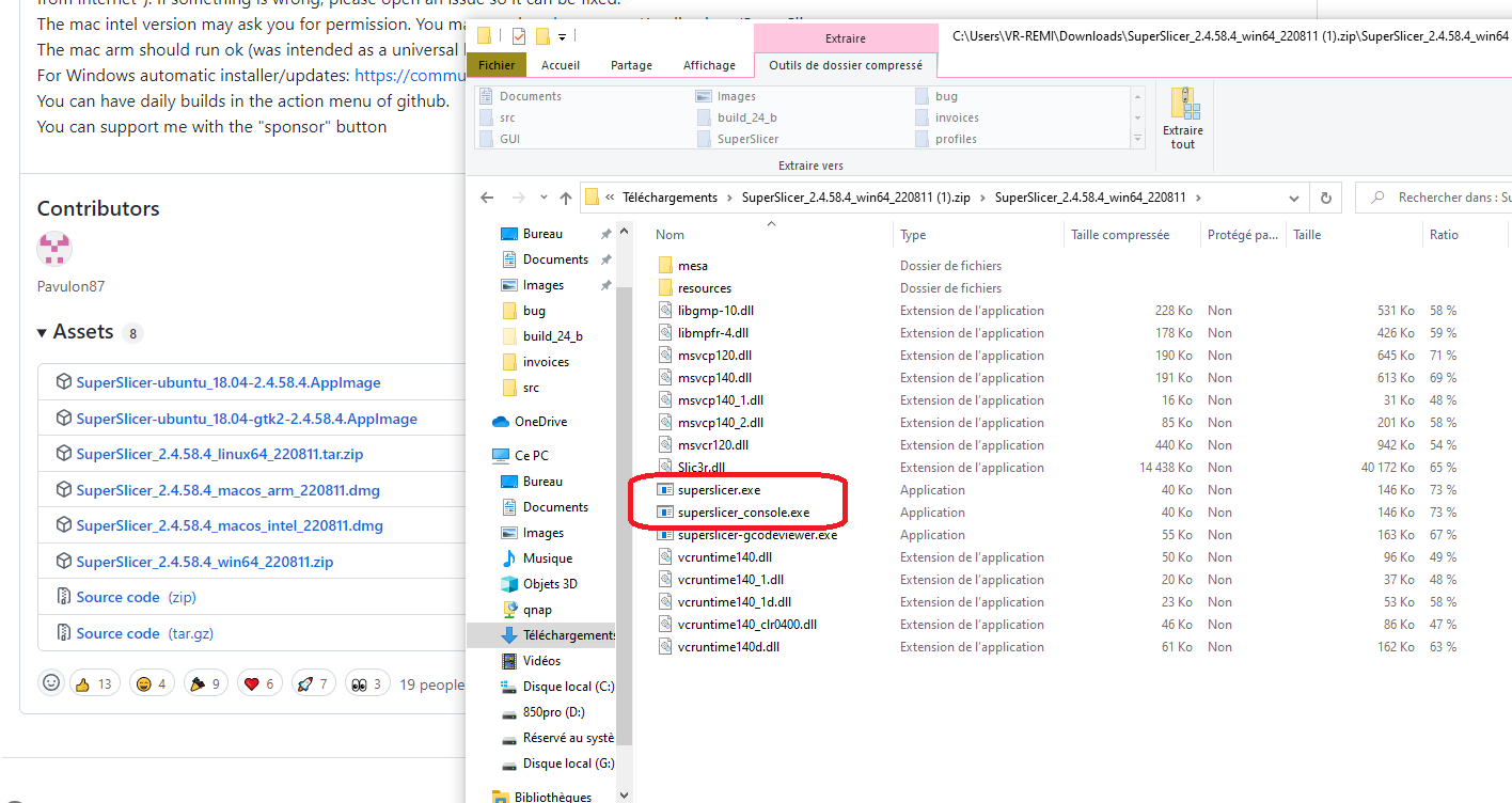 Missing .exe file from the windows zip · Issue #3155 · supermerill/SuperSlicer · GitHub