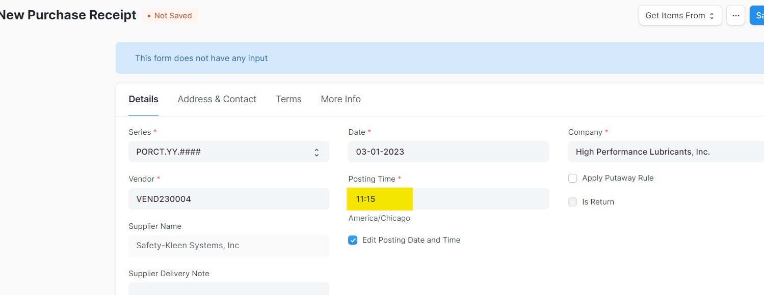 Correct Time Is Not Defaulting Into Transactions Even Though Correct Time Zone Is Set · Issue