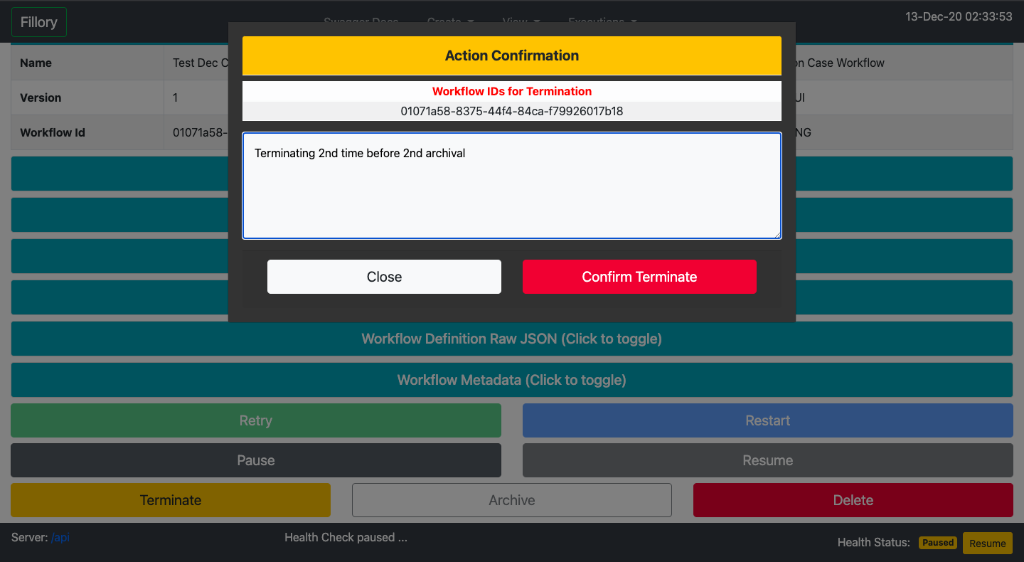 Workflow Execution Archival - Unexpected Behavior · Issue #2008 · Netflix/conductor · GitHub