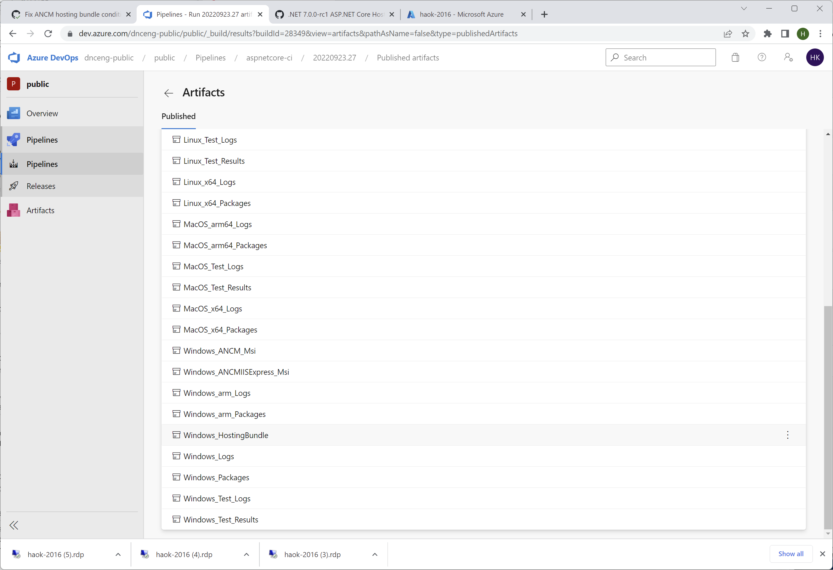 7 0 0 Rc1 Asp Core Hosting Bundle Fails To Install X64 Runtime Ancm On Server 2016