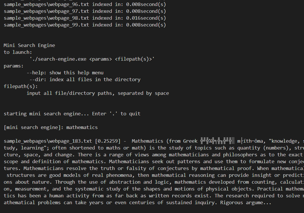 GitHub - meixinchoy/mini-search-engine