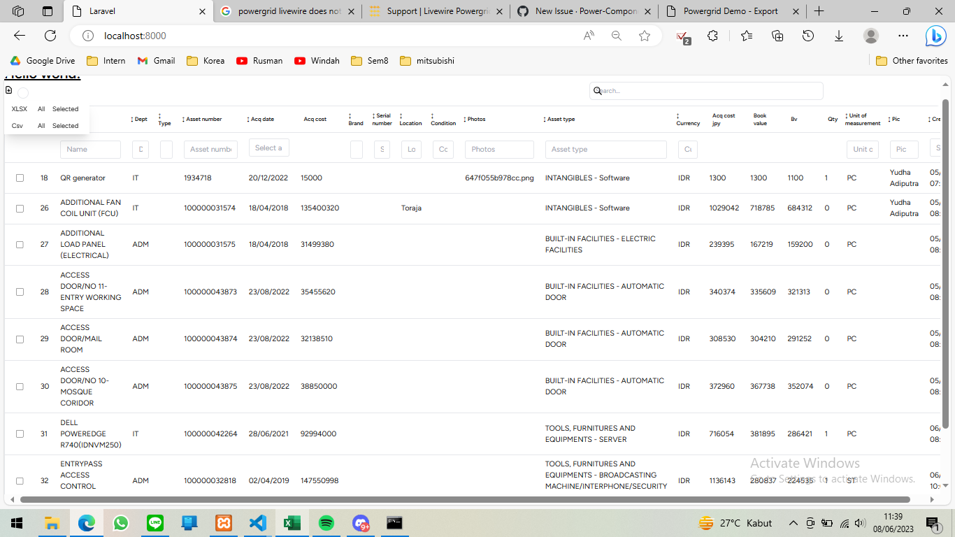Table not rendered correctly · Power-Components livewire-powergrid · Discussion #1021 · GitHub