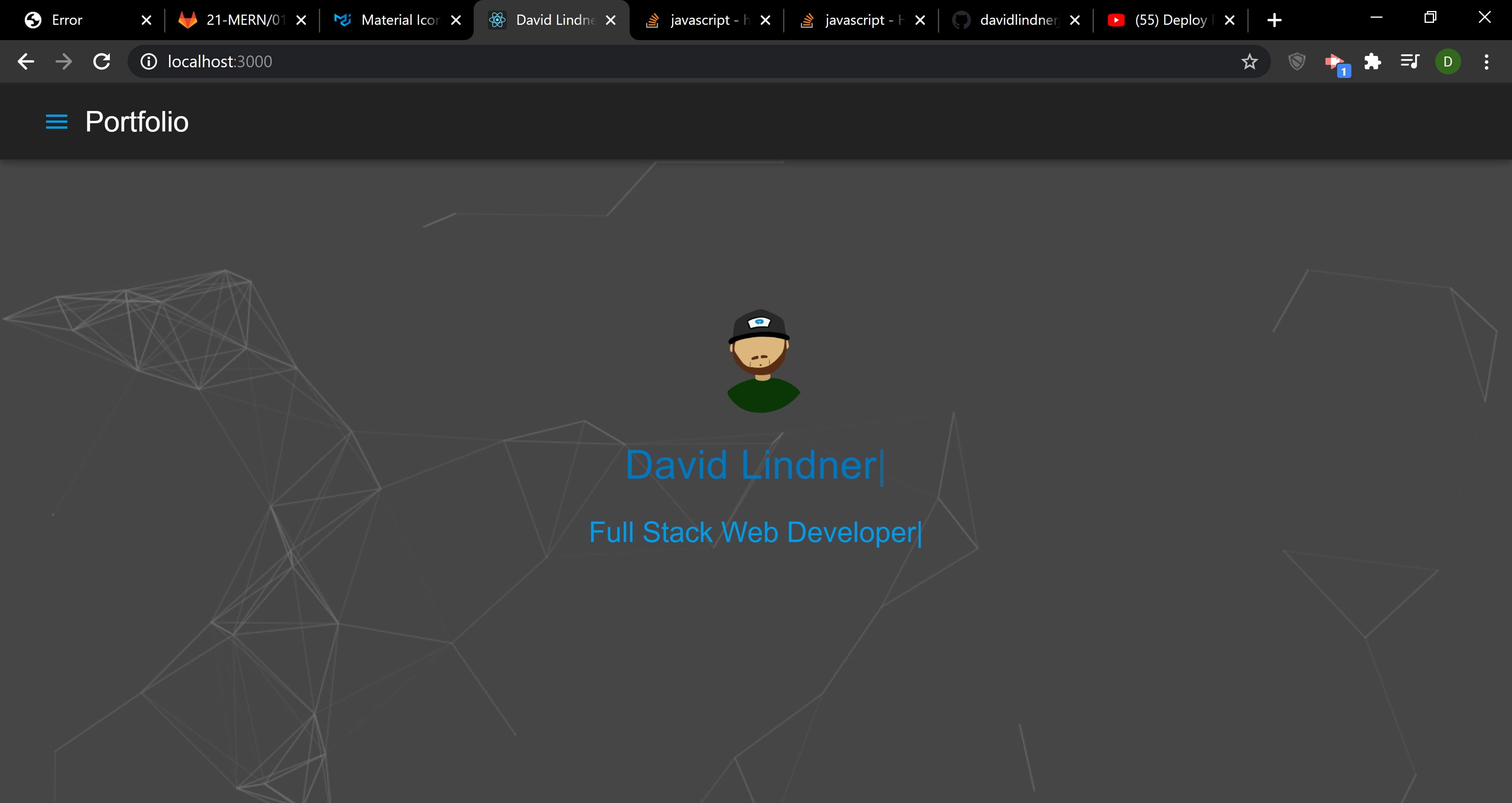 GitHub - davidlindnerjr/davidlindner-portfolio