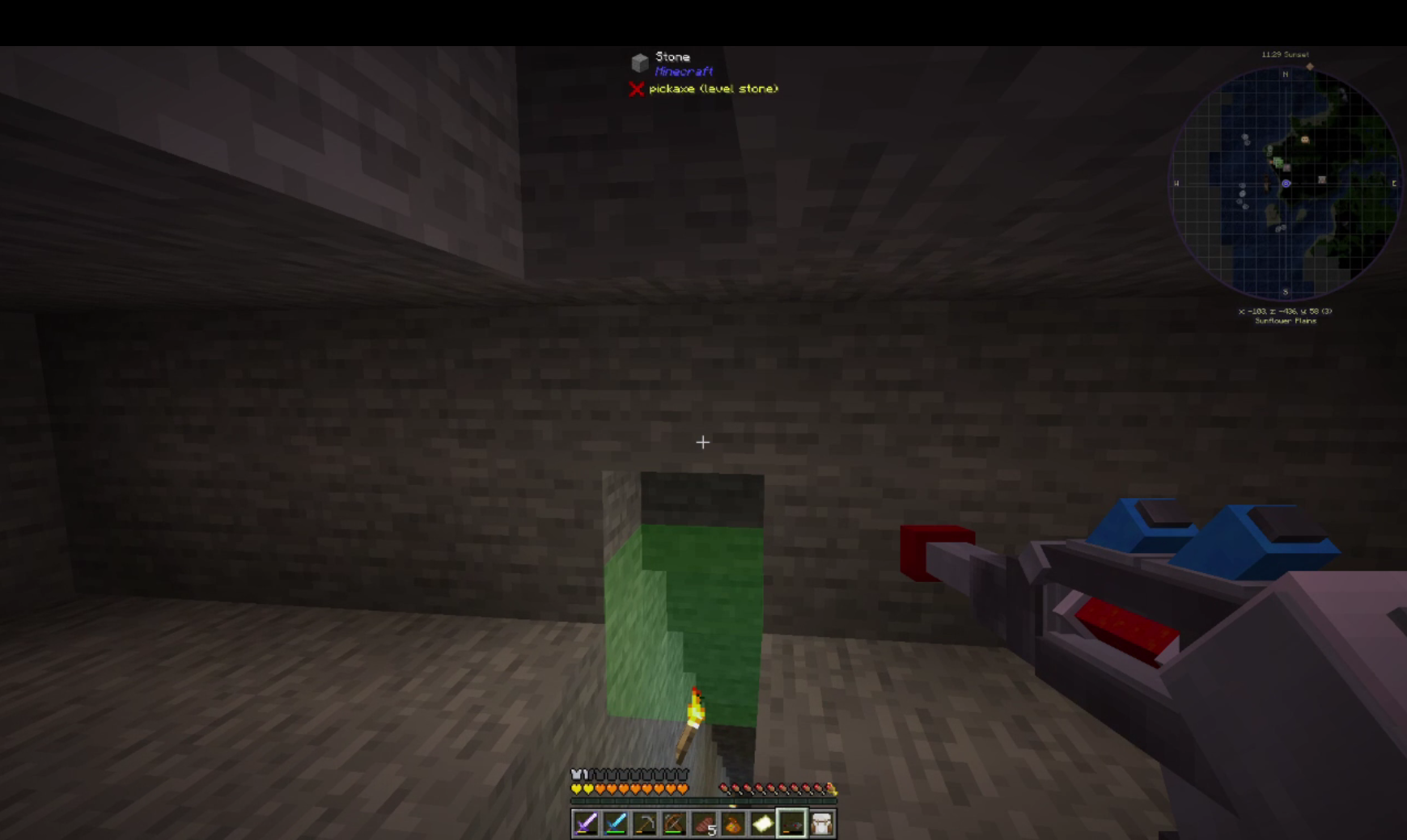 Mining Gadget Laser not centered on block. · Issue #312 · EnigmaticaModpacks/Enigmatica5 · GitHub