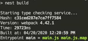 Webpack stats options does not take effect · Issue #679 · nestjs/nest-cli · GitHub
