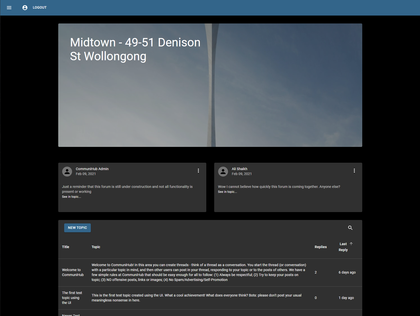 GitHub - Epanastatis2020/CommuniHub: Communihub is an online community ...