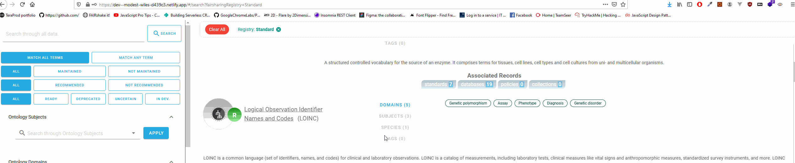 Request ownership button isn't reactive · Issue #509 · FAIRsharing/fairsharing.github.io · GitHub