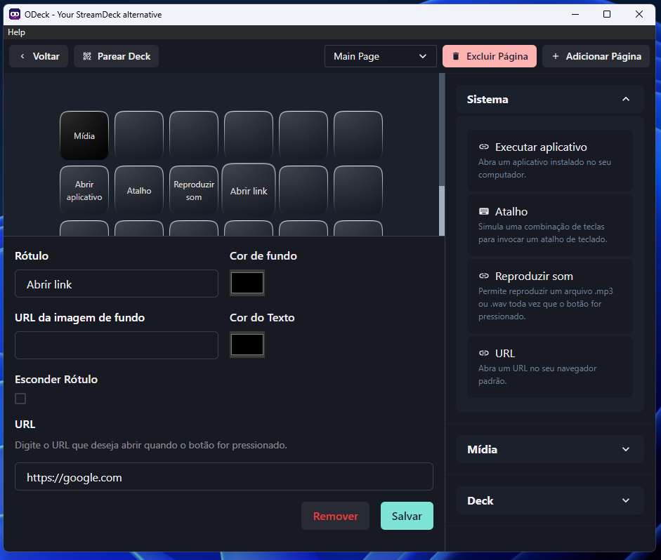 GitHub - willianrod/ODeck: A free and open-source alternative to StreamDeck