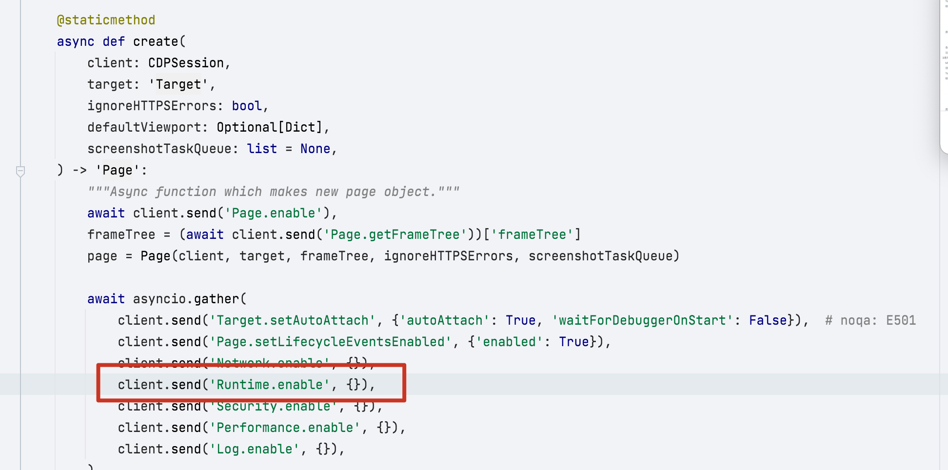 pyppeteer block on Runtime.enable · Issue #368 · pyppeteer/pyppeteer ...