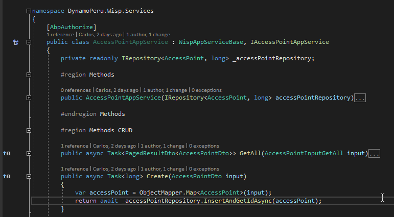 Configuration.Auditing.SaveReturnValues = true; no save in column ...
