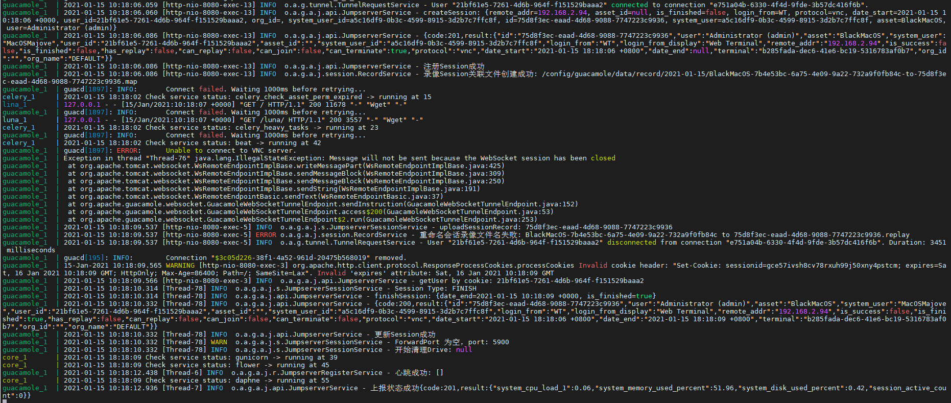 [Bug] VNC连接不上 · Issue #5428 · jumpserver/jumpserver · GitHub