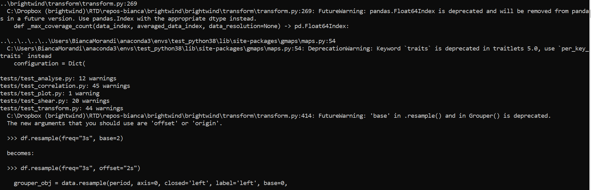 Pandas v1.4.4 - v1.5.3 Warnings · Issue #356 · brightwind-dev ...