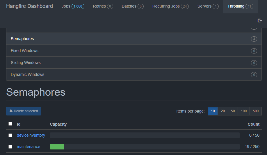 Jobs stuck in scheduled after failing to acquire semaphore · Issue #2317 · HangfireIO/Hangfire ...