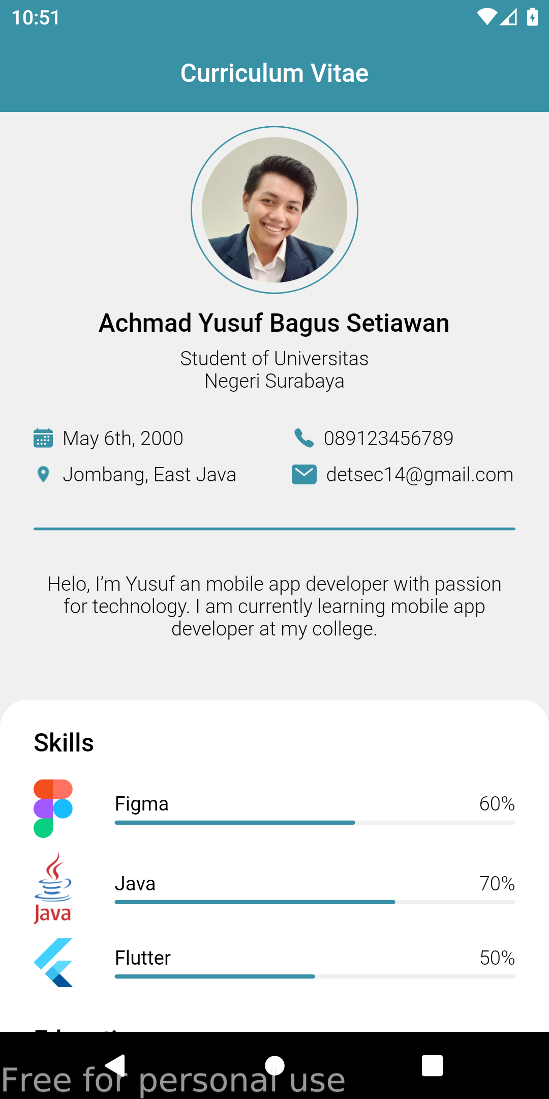 GitHub - achyusuf10/My_CV