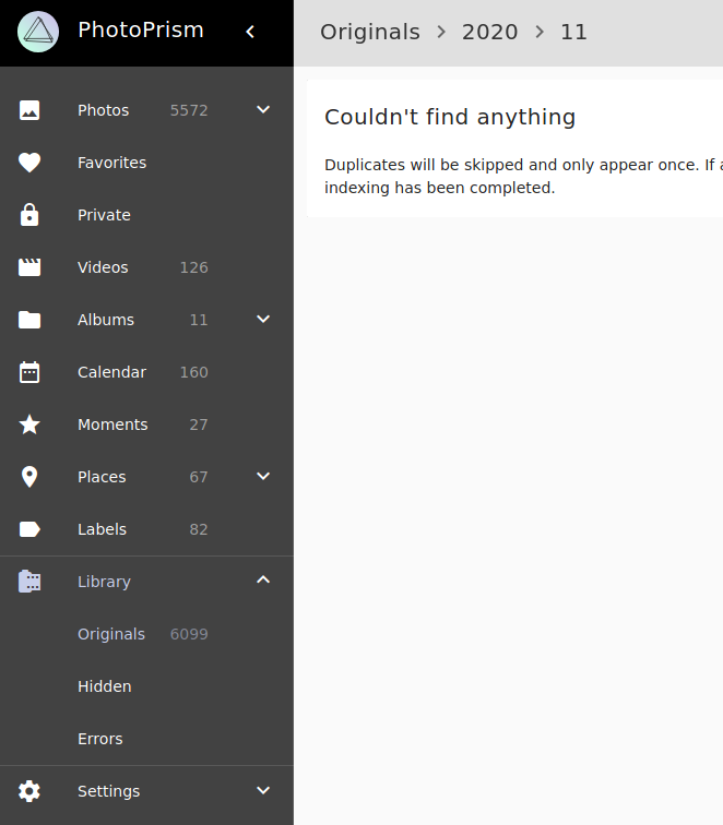 Indexer: Restore missing files when they are found again · Issue #614 · photoprism/photoprism ...