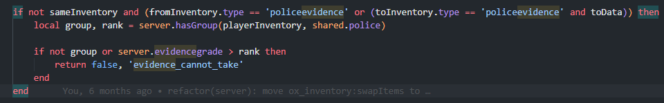 evidence · Issue #833 · overextended/ox_inventory · GitHub