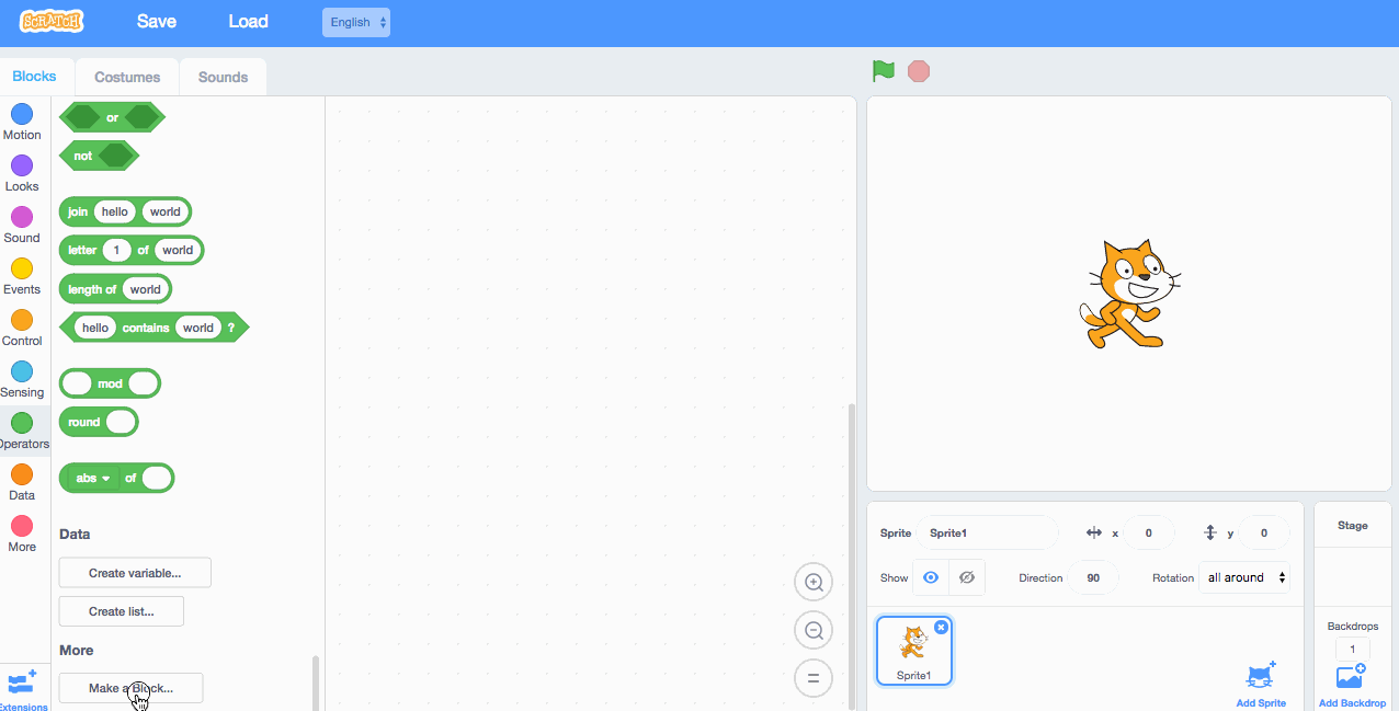 Custom procedure can create a disconnected text block · Issue #1005 · scratchfoundation/scratch ...