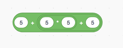 Indicate order of operations with more defined operator block edges ...