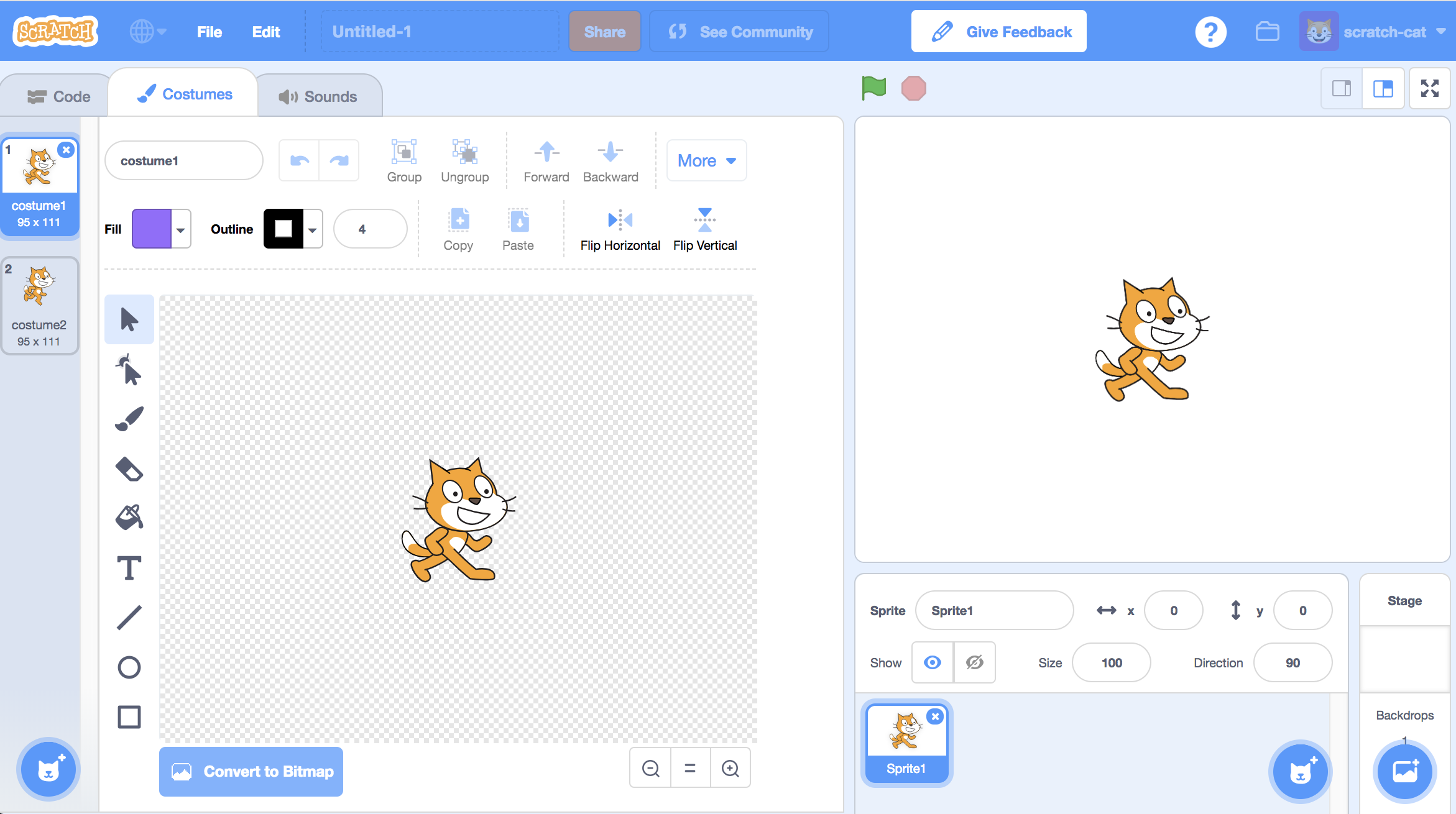 Costume tab pushes backpack bar off the screen · Issue #2182 ...