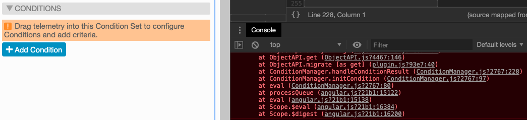 Condition Set error on create · Issue #2737 · nasa/openmct · GitHub