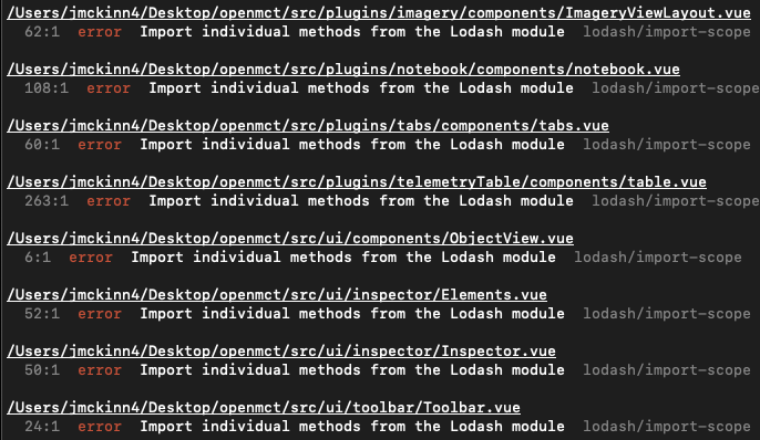 Lodash import scope restrictions · Issue #2884 · nasa/openmct · GitHub