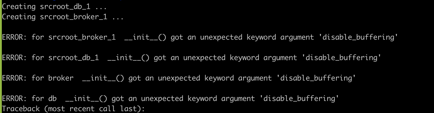 __init__() got an unexpected keyword argument "disable_buffering" · Issue #204 ...
