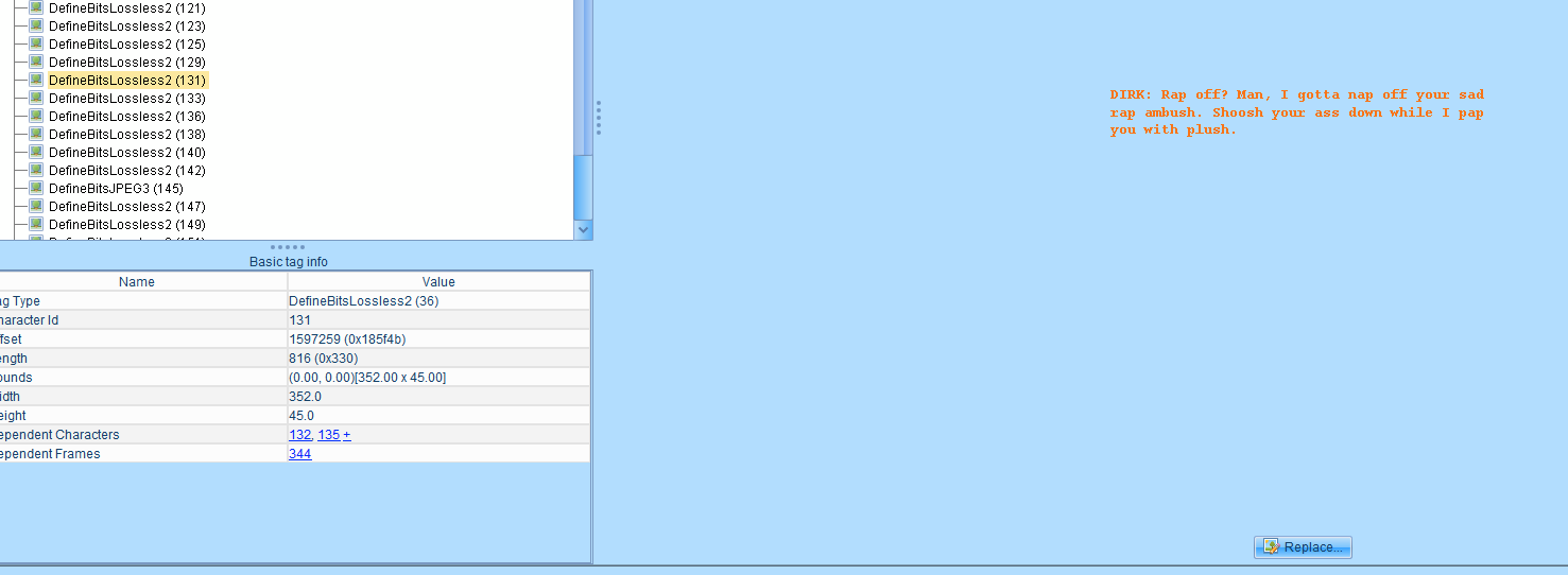 Homestuck - distortions in prerendered text image · Issue #12205 · ruffle-rs/ruffle · GitHub