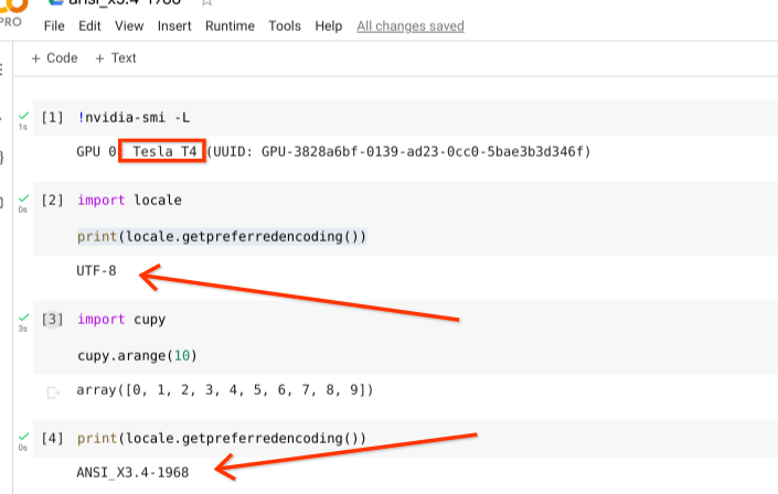 Spacy 3.5 works on Colab with no hardware acceleration but not on Standard GPU · Issue #3424 ...