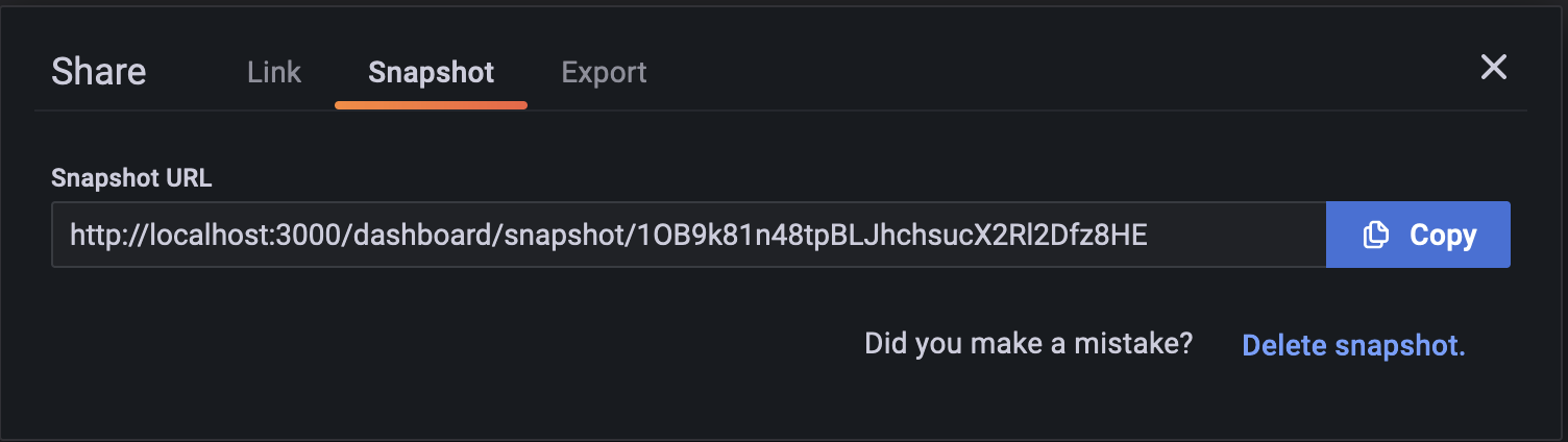 Translate ShareSnapshot: label 'Snapshot URL' · Issue #58801 · grafana ...