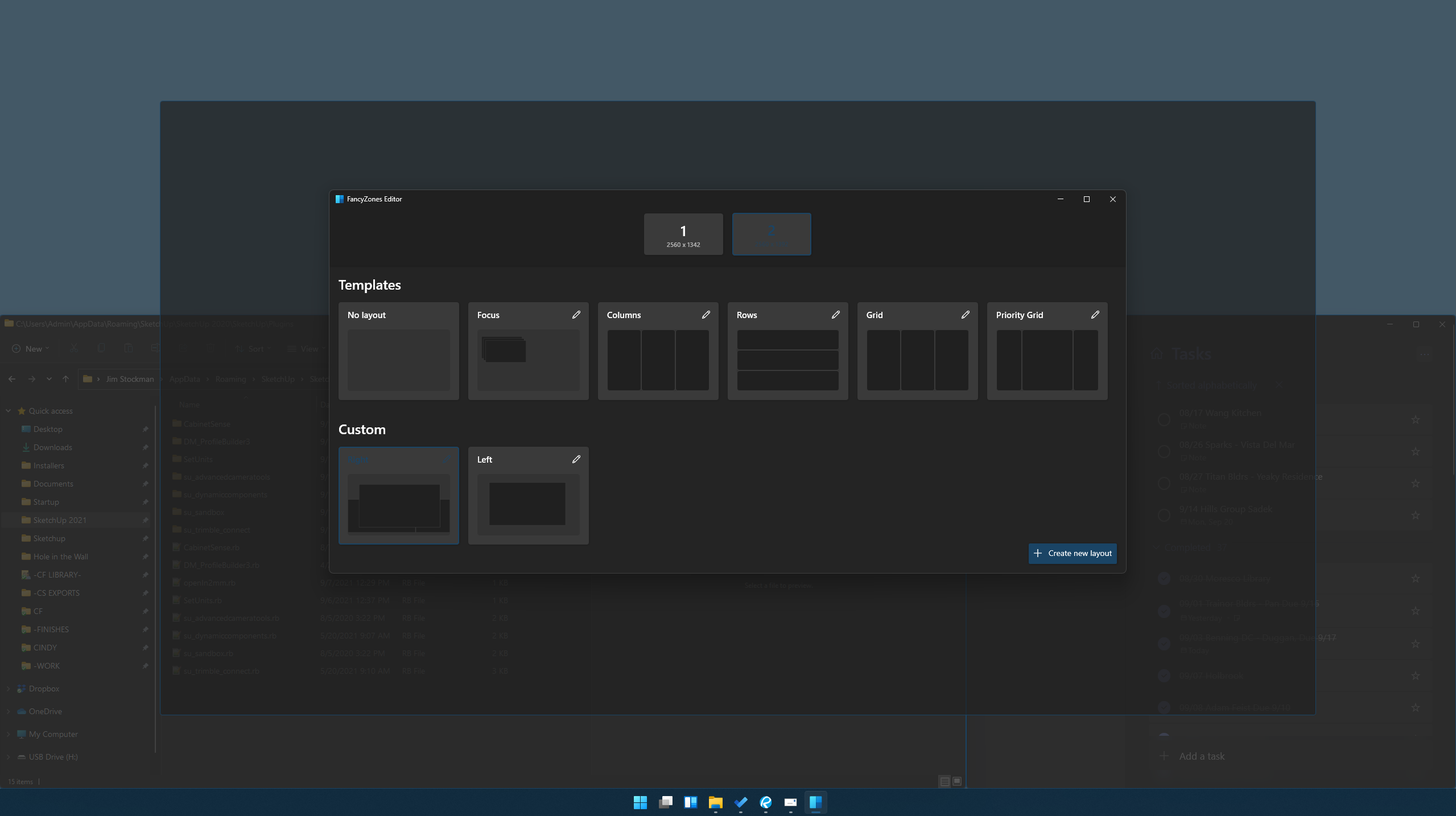 FancyZones is using default Zones on restart and not using most recent ...