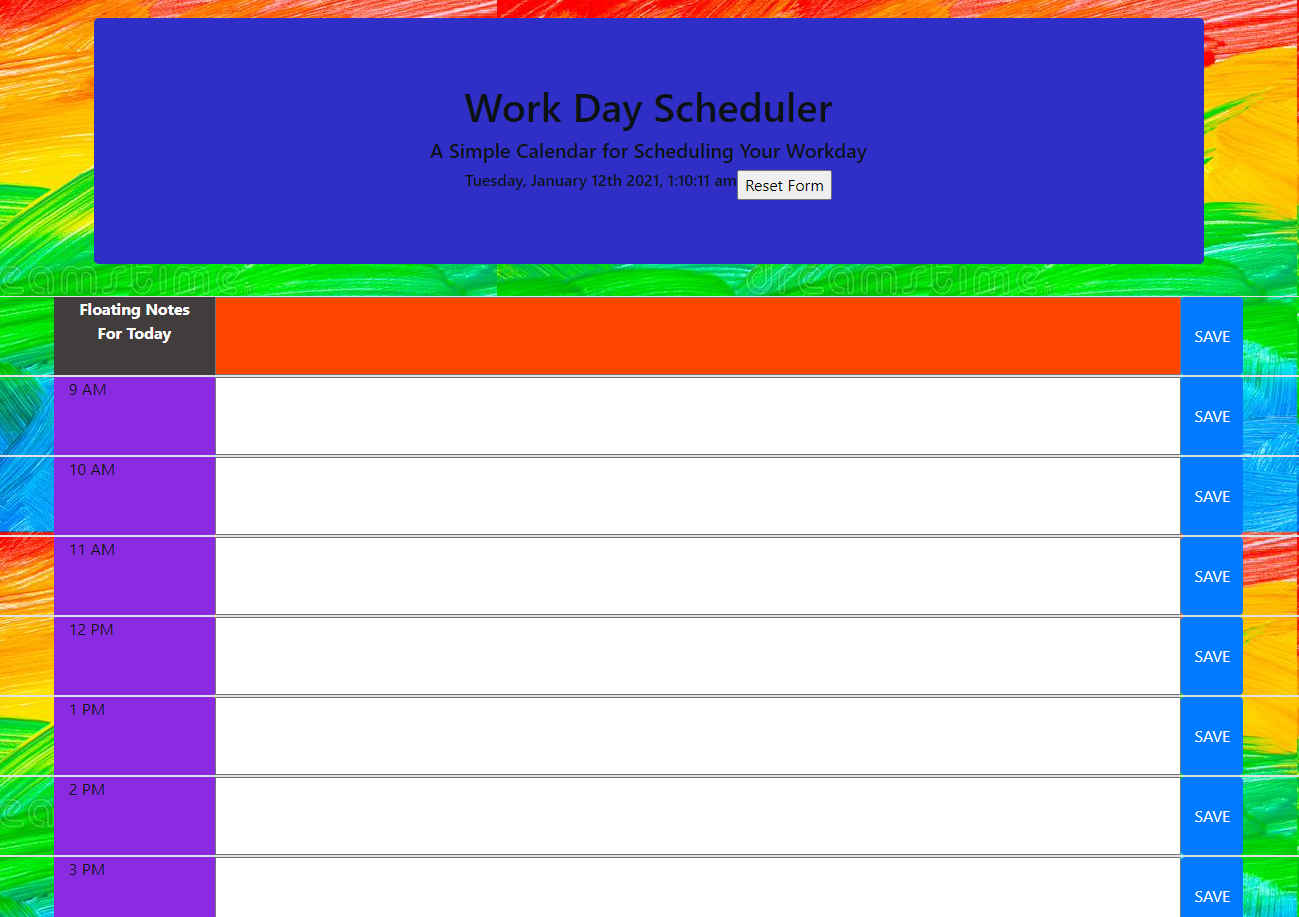 GitHub - nnismithllc/WorkDayPlanner: Work Day Scheduler Application