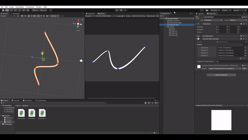 GitHub - EnesSahin4120/Interpolation-Part-2-: Catmull-Rom Splines, Kochanek Bartels Splines