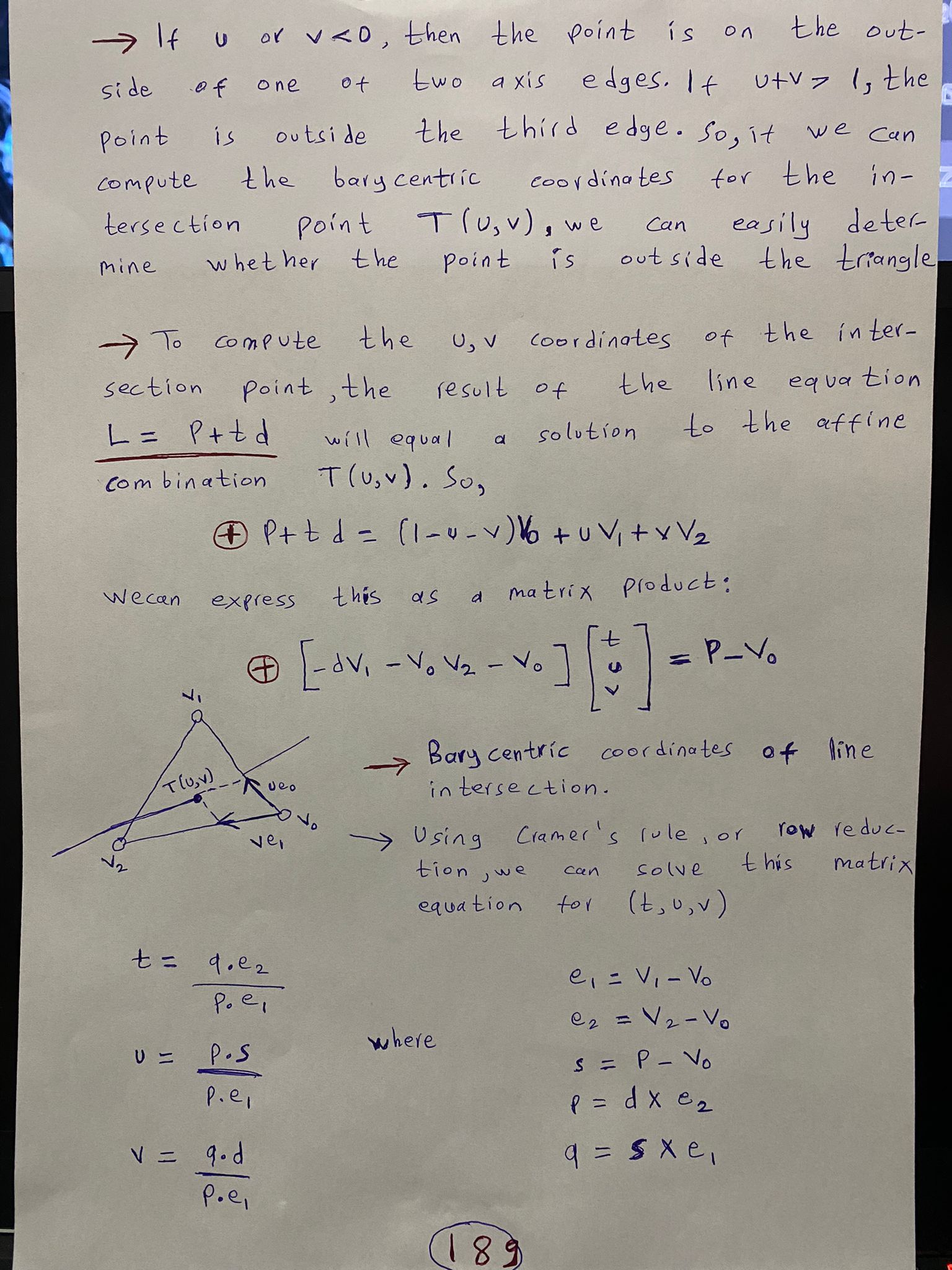 Github Enessahin4120 Intersection Part 6 Barycentric Coordinates