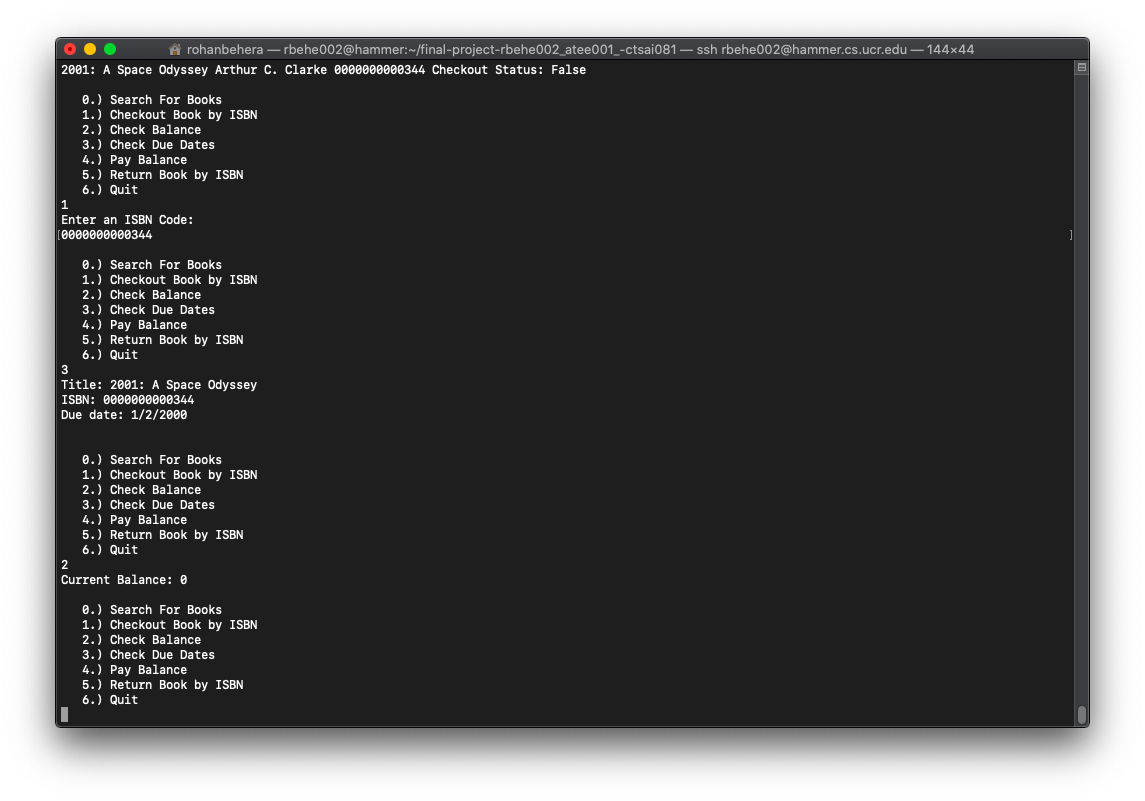 GitHub - atee001/LibraryDatabase: Library System made using design patterns