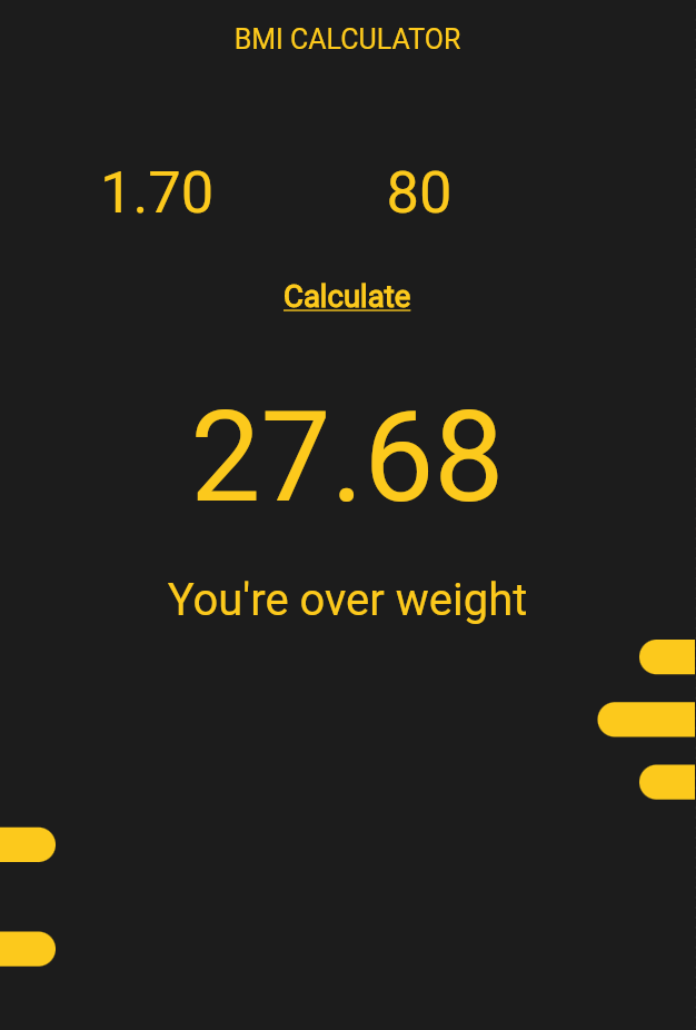 GitHub - MootazJaballah/BmiCalculator: A flutter application, it helps ...
