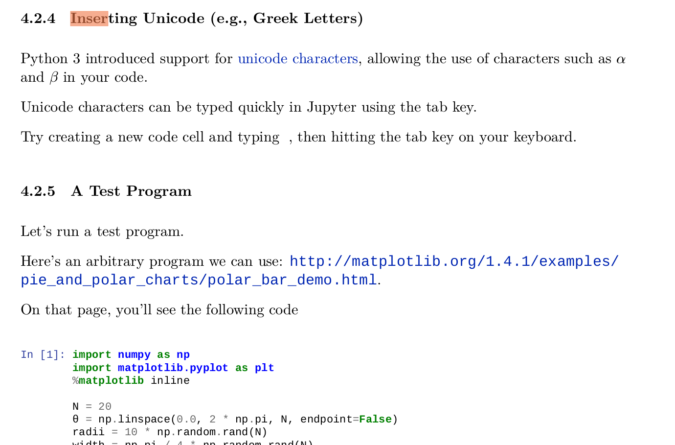 Text Such as "\alpha" in latex is ignored while building pdf due to "\" · Issue #687 · QuantEcon ...