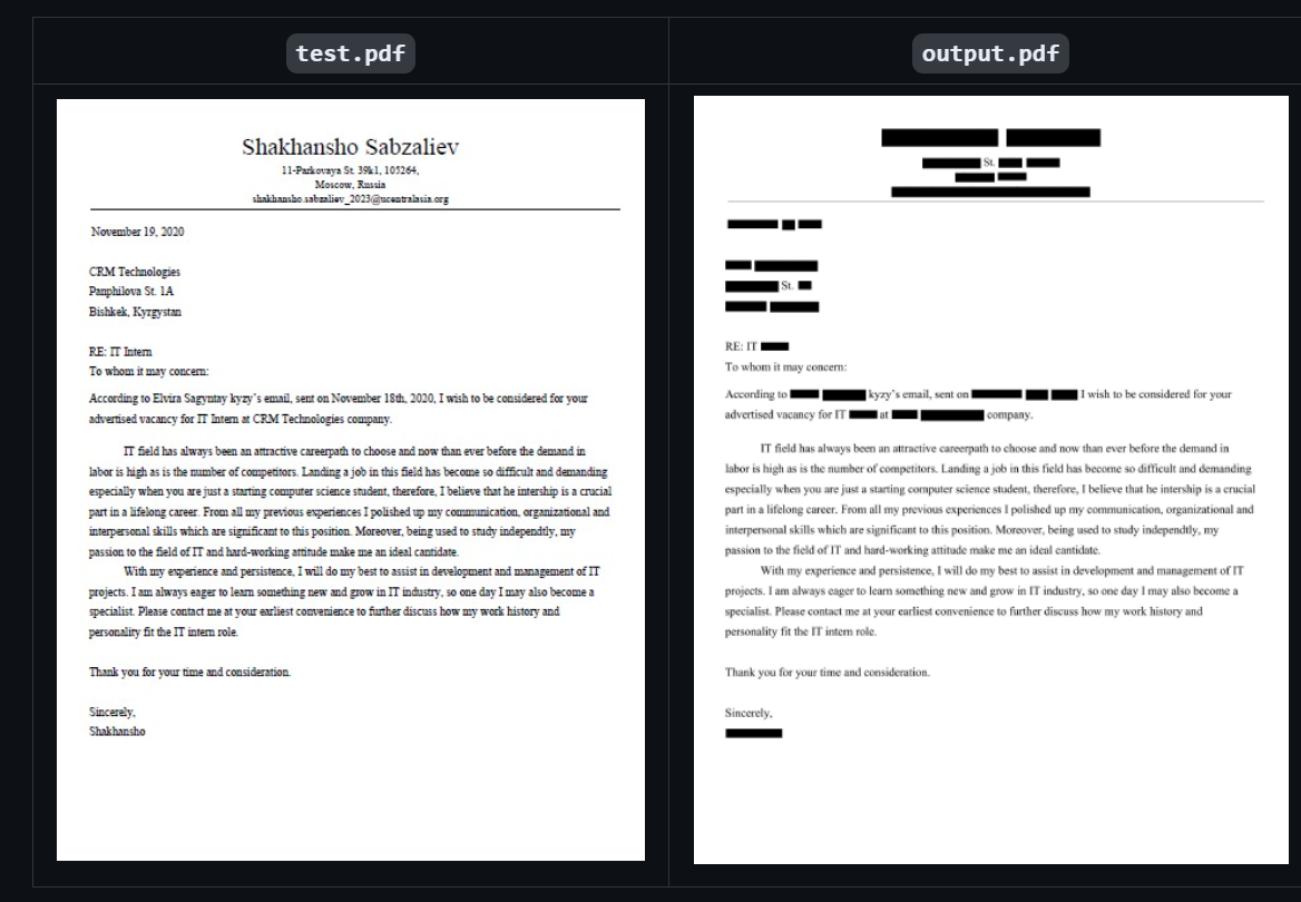 Investigate Other Redaction Libraries · Issue #330 · OpenAdaptAI/OpenAdapt · GitHub