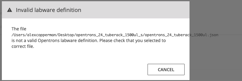 bug: Labware Library allows creating tube racks without a brand name, causing errors in Protocol ...