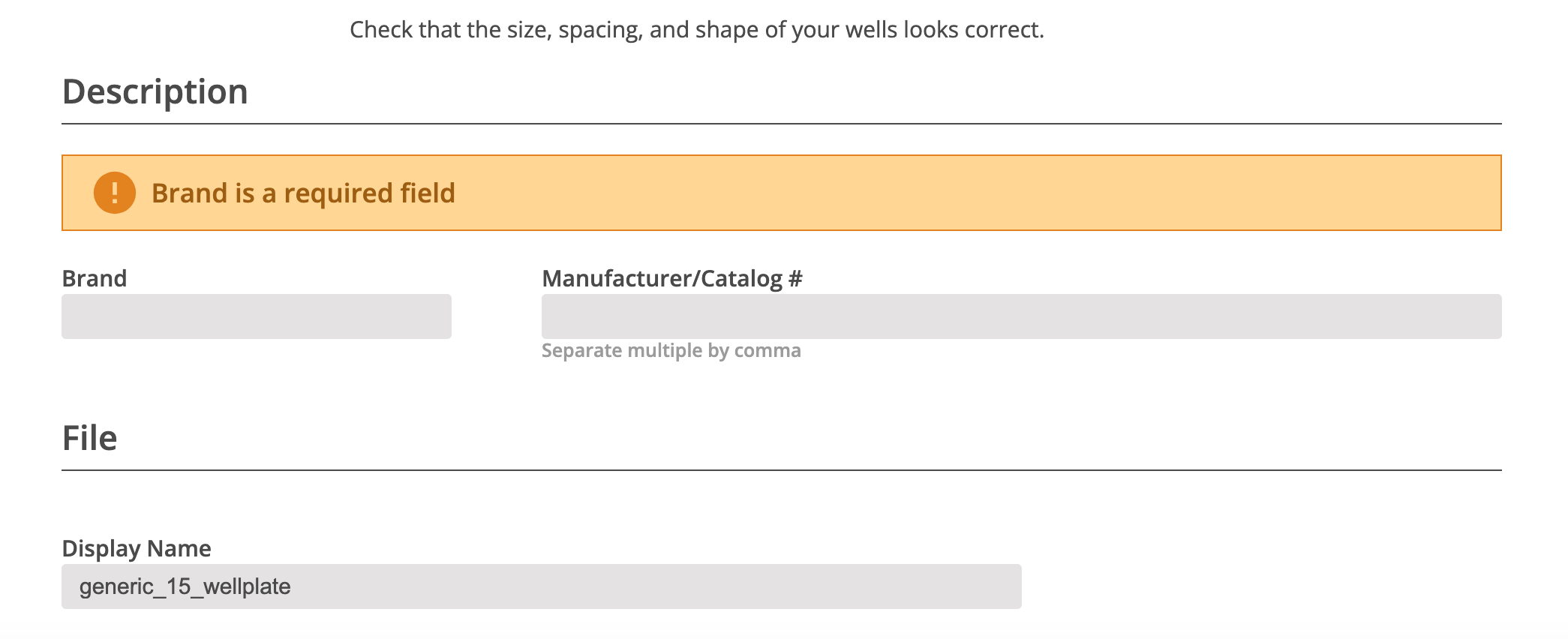 bug: Labware Library allows creating tube racks without a brand name, causing errors in Protocol ...