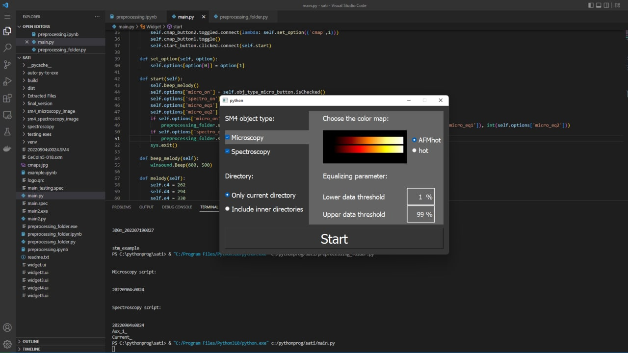GitHub - Renass/STM_preprocessing: This repository contains program for quick observation .SM4 ...