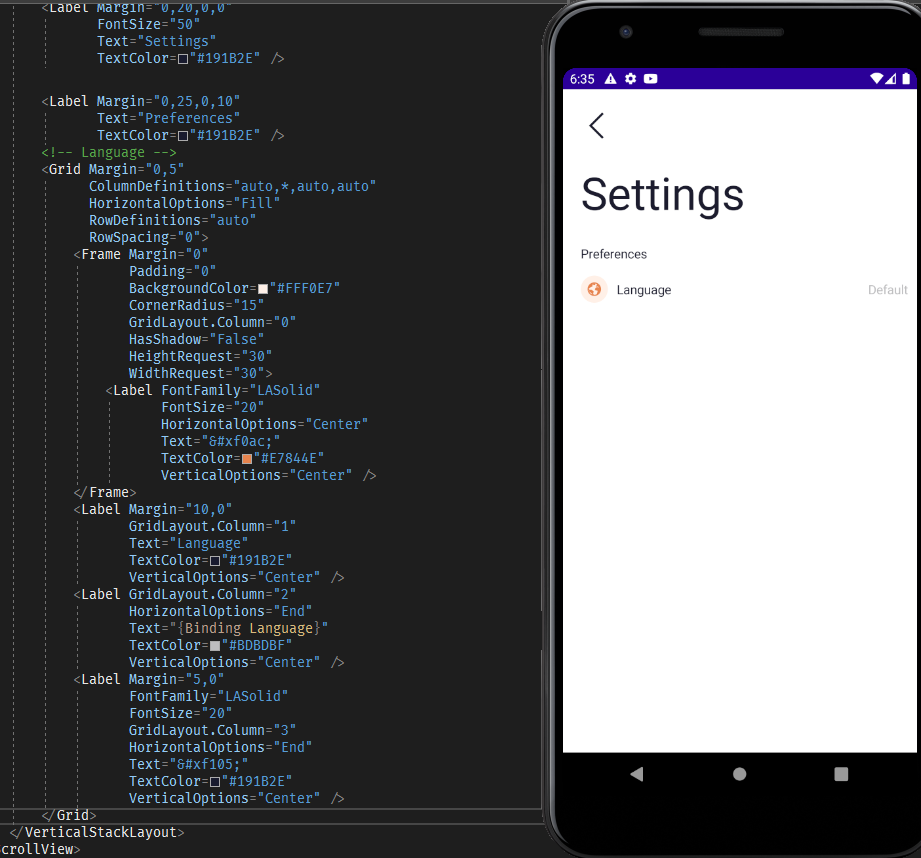 Grid width stretches off the page · Issue #4142 · dotnet/maui · GitHub