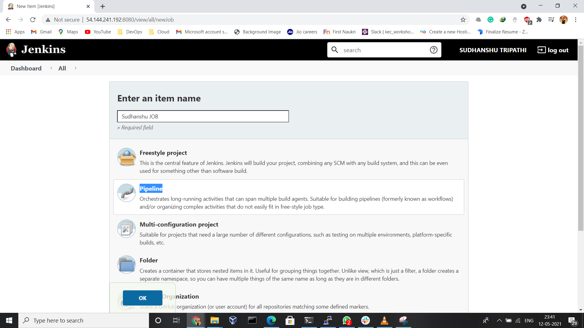 GitHub - 2sudhanhu/Jenkins-Intergration-with-weebhooks