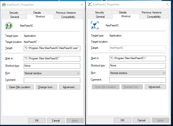 [Windows] .msi installer creates invalid icon in Start Menu/Desktop ...