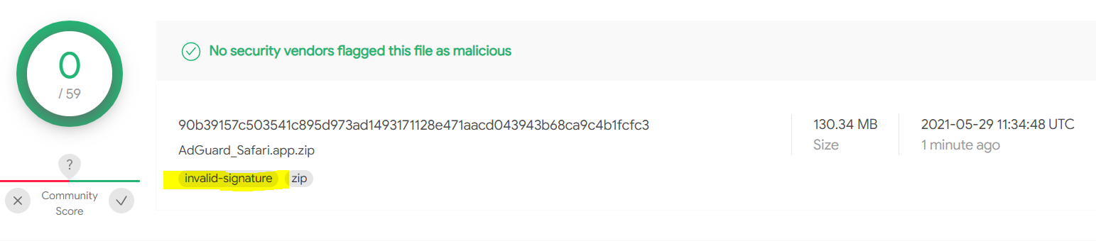 Certficate/Notarization broken · Issue #607 · AdguardTeam/AdGuardForSafari · GitHub