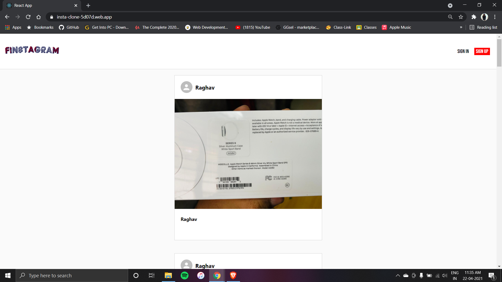 GitHub - raghavdx007/insta-clone