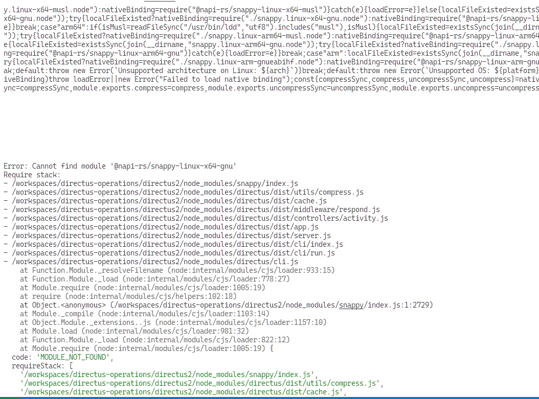 Install via npm failed (Win/MacOS/Linux) · Issue #2 · directus/create-directus-project · GitHub