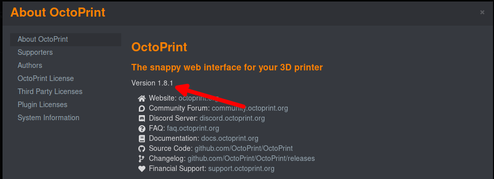 [bug] Octoprint Octoprint Latest Or 1 8 6 Not Up To Date · Issue 242 · Octoprint Octoprint