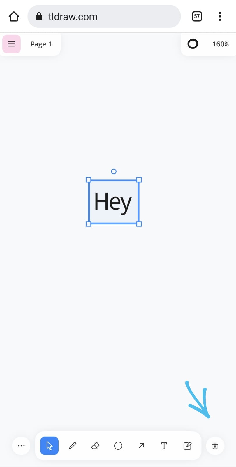 [bug] Not able to see delete icon in Android phone · Issue #378 · tldraw/tldraw-v1 · GitHub