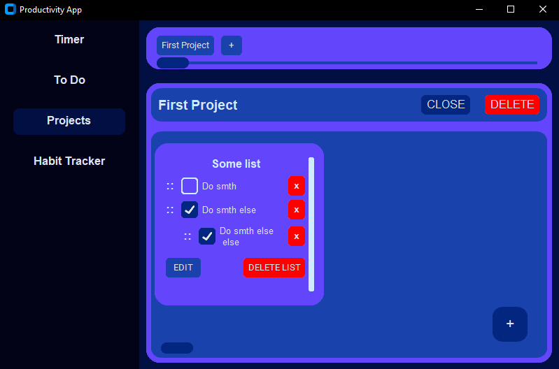 Productivity app · TomSchimansky CustomTkinter · Discussion #1834 · GitHub