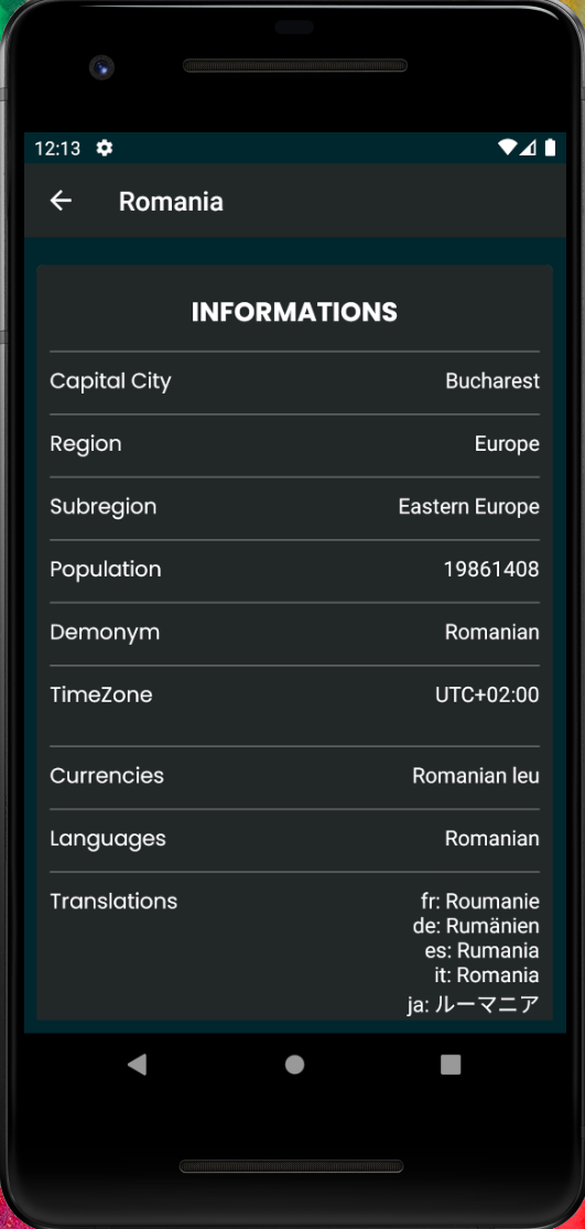 GitHub - Zahaa7/Countries-Info-App: This is a basic Android Studio App ...